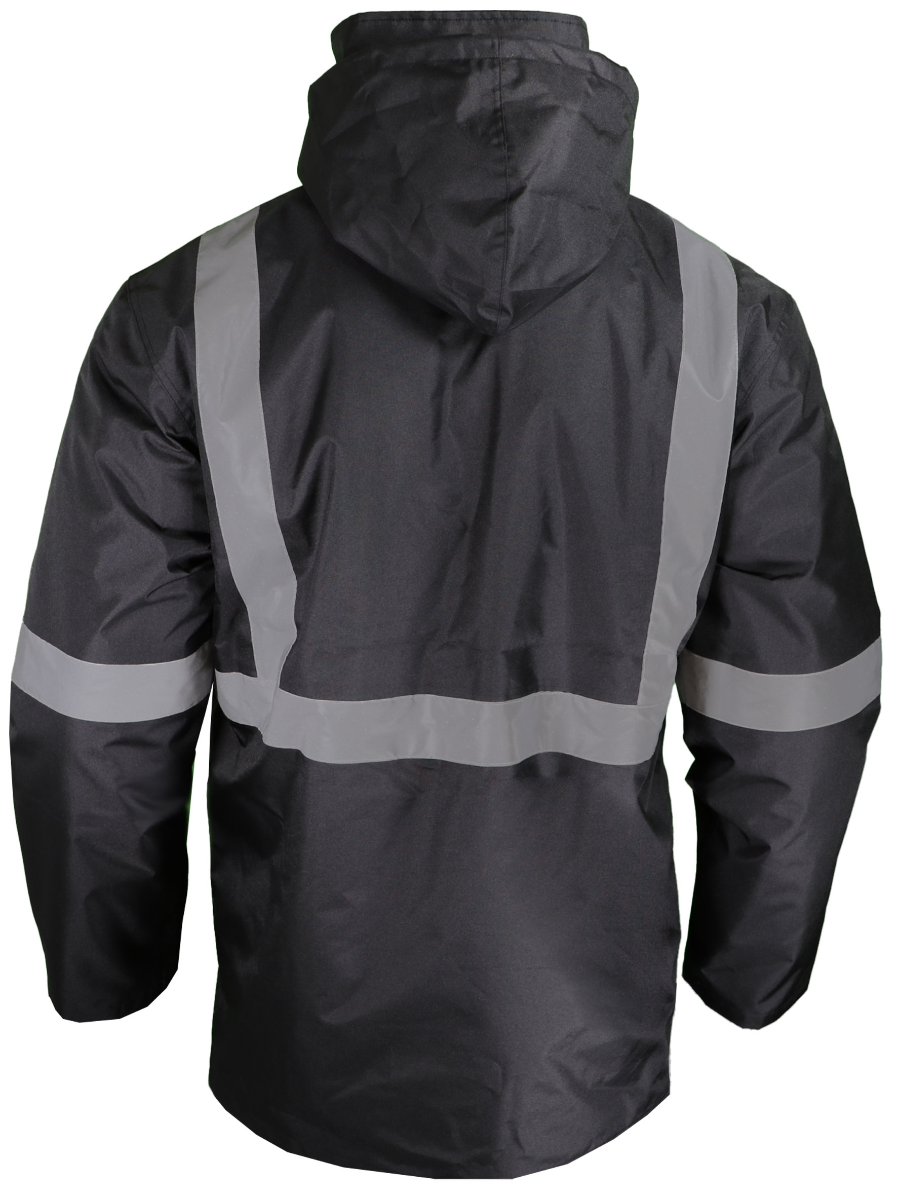 Artikel Parka mit verbesserter Sichtbarkeit. Reflexstreifen